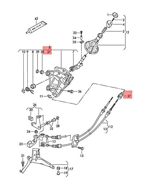 Genuine Bowden Cable Catch VW Campmobile Typ2 Transp. Lt 7H0711761C | eBay