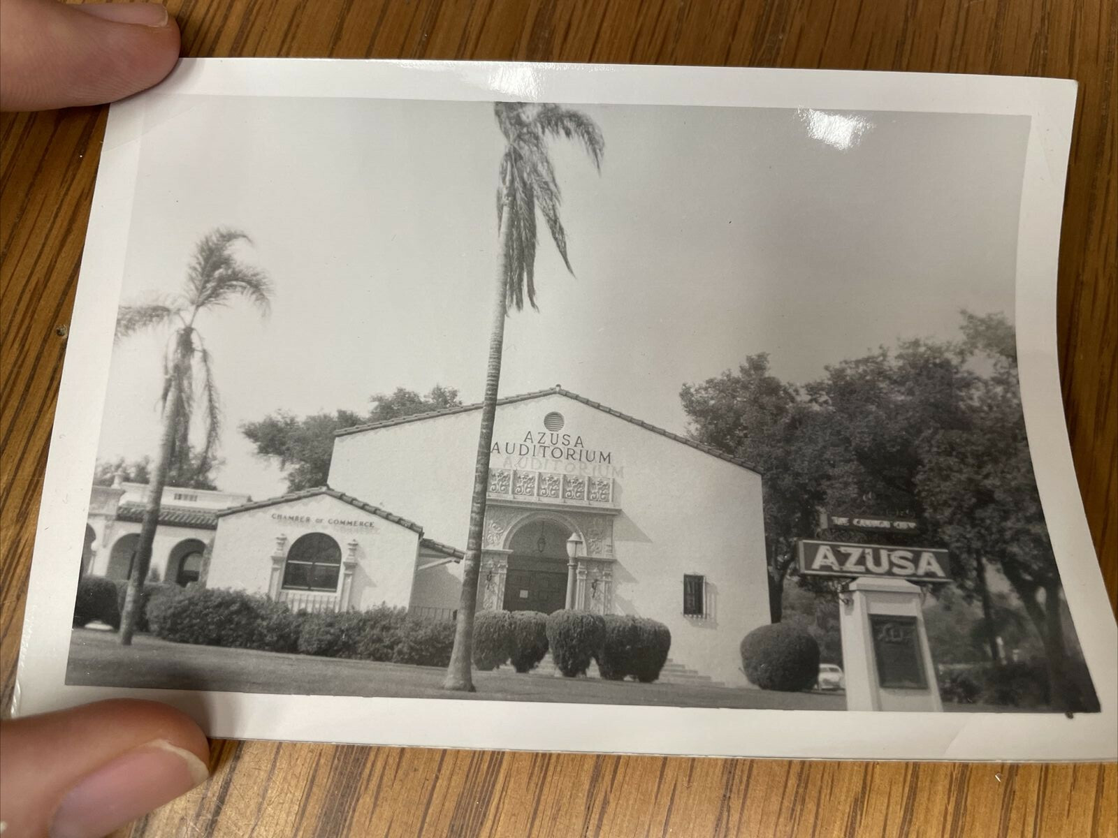 Azusa, California - Auditorium and Chamber of Commerce - 1940s Photo | eBay