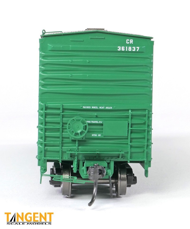 TANGENT HO PRR Shops Plug Door Boxcar Conrail CR X58 Green Repaint 1976 ...