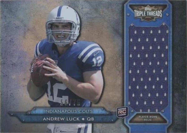 2012 Topps Triple Threads - Rookie Jumbo Relic Sepia #TTRJR-3 Andrew ...