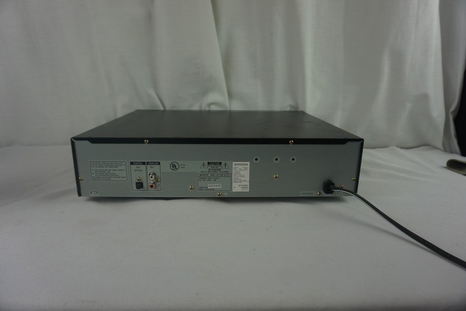 Sony CDP-CE375 Compact Disc 5 Disc CD Player Multi Changer Carousel ...