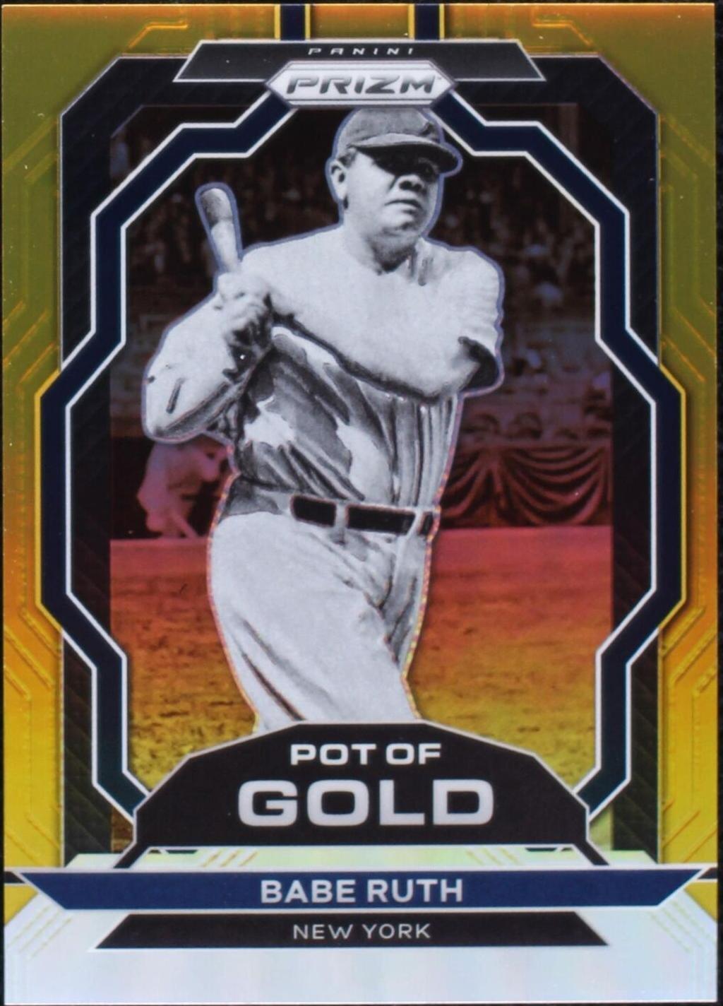 2023 Panini Prizm - Pot of Gold Babe Ruth #PG11 Gold Prizm /10 for sale ...