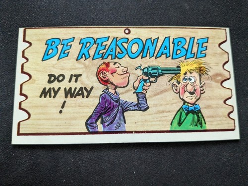 1965 Topps Kookie Plak Card # 16 Be reasonable - Do it my way (VG/EX ...