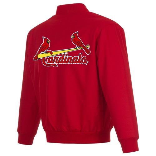 MLB St Louis Cardinals Poly Twill Jacket Embroidered Patch Logos JH ...