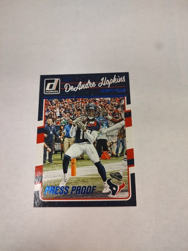 2016 Donruss - Press Proof Blue #118 DeAndre Hopkins for sale online | eBay