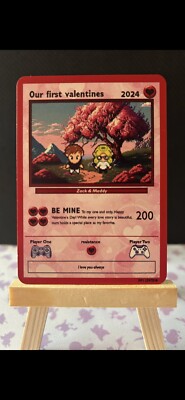 Our First Valentine Zack And Maddy Poke Pet Shop Metal Card | eBay