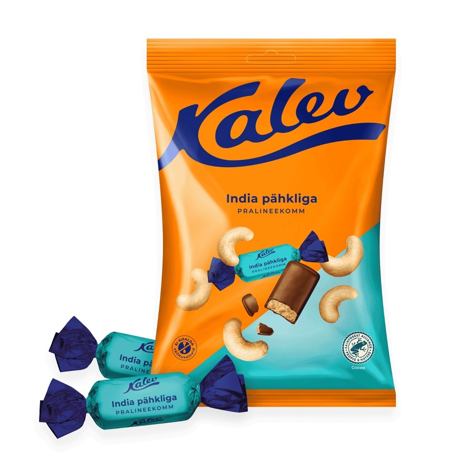ESTONIA - Various Estonian Kalev candy bags Your choice LOT of 4 Bags ...