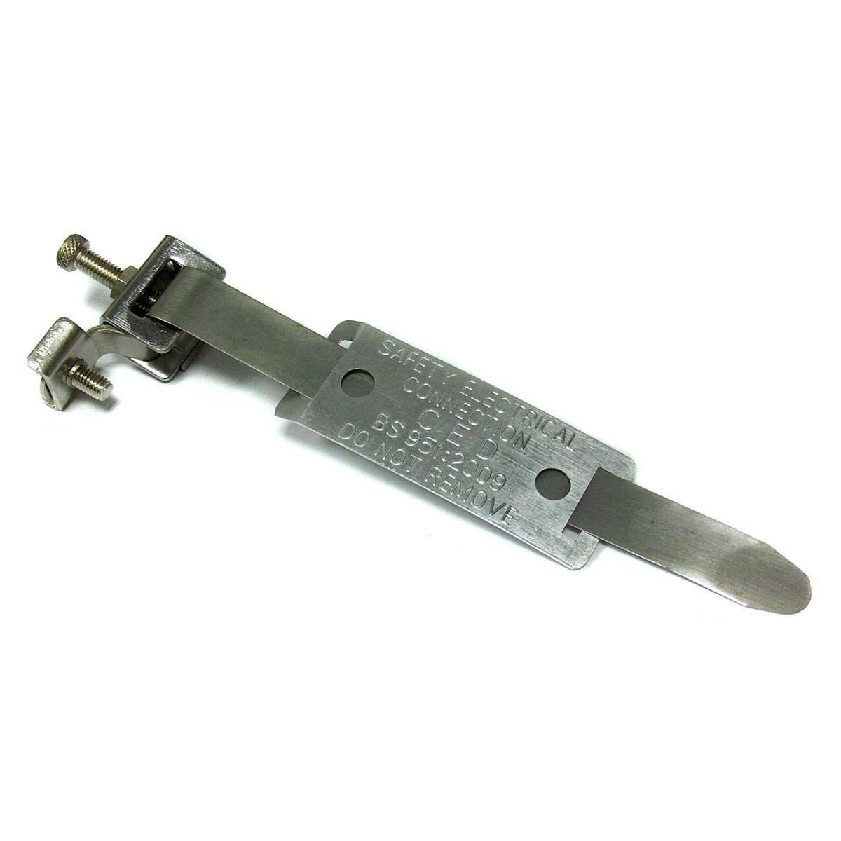 10 X EC14 EARTH BONDING CLAMP PIPE STRAP BS951 EARTH CLAMP ELECTRICAL ...