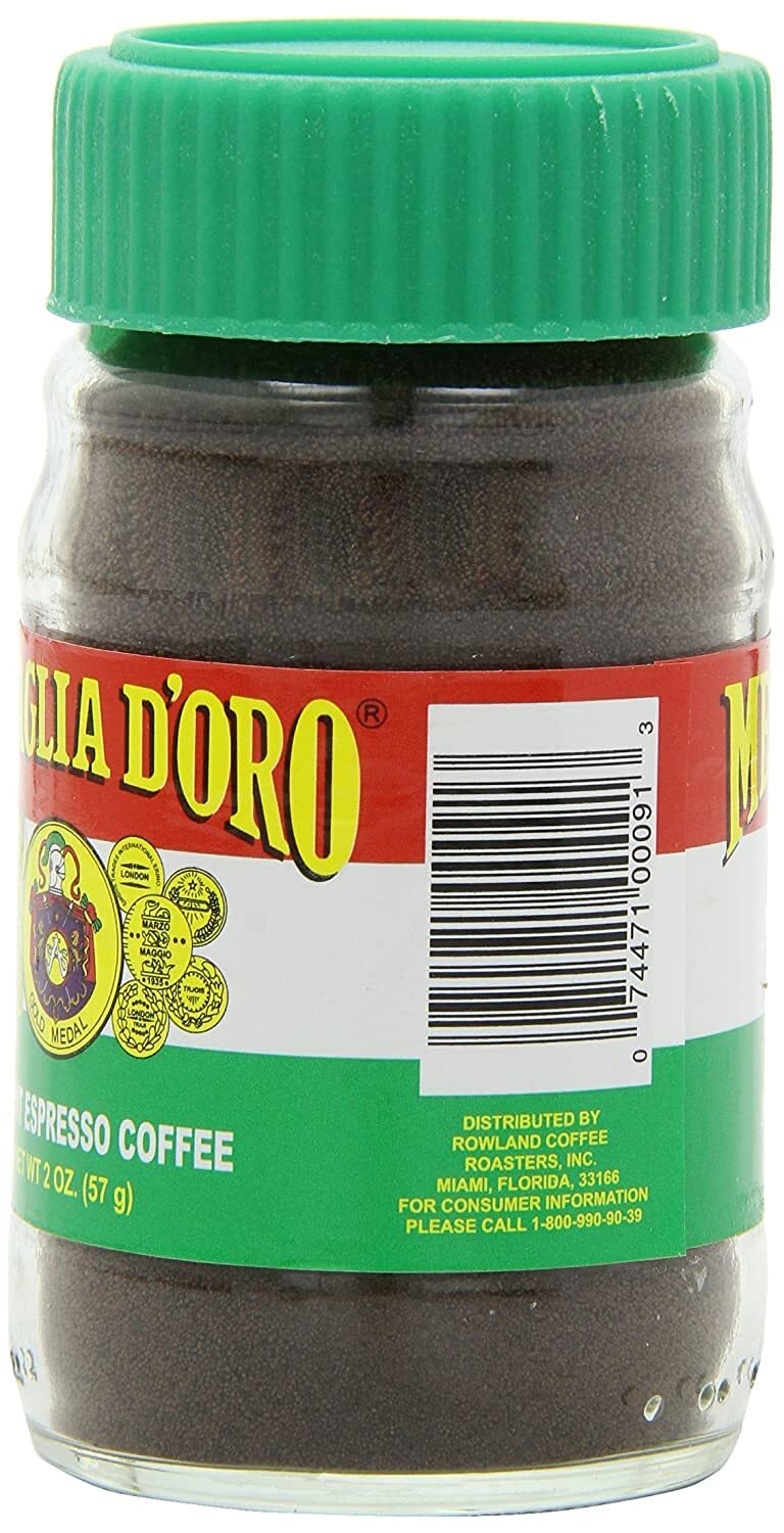Medaglia D'Oro Instant Espresso Coffee, Case of Twelve 2 Oz Jars | eBay