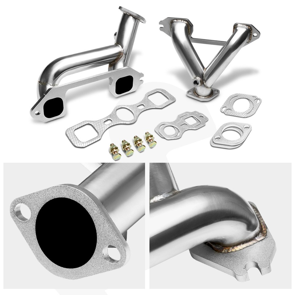 6CYL 216/235/261 STAINLESS STEEL HEADER MANIFOLD SPLIT EXHAUST FOR 37 ...