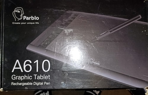 Graphic tablet Parblo A610 (rechargeable design pen) for mac and ...