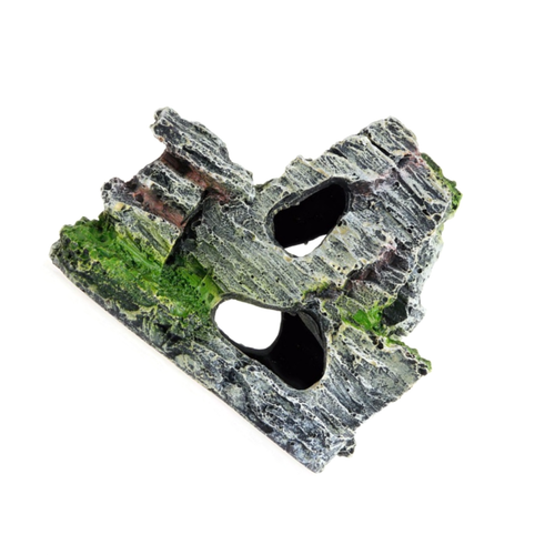 Aquarium Ornament Rock Cave Hiding Fish Tank Decorations Landscape ...