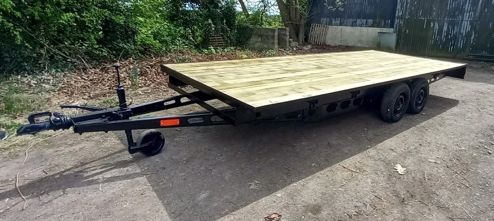 Large Twin Axel Car Transporter. Utility Trailer. New Electric, Paint ...