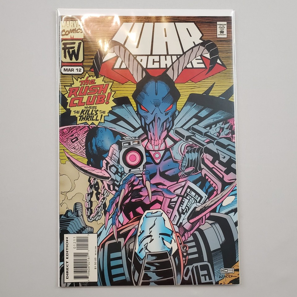 War Machine #12 Mar 1995 Marvel Comics VF/NM 9.0 Dan Abnett Dave ...