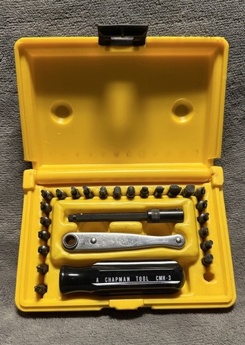 Chapman #7331 SAE + Metric Allen Hex Screwdriver Bit Set MADE IN USA ...