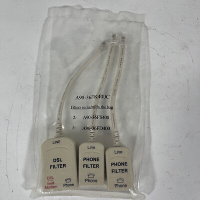 DSL & Phone Line Filters 2- Phone 1 DSL New Sealed | eBay