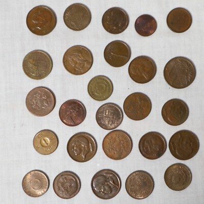 Copper World Coin Lot, 26 Coins, Circulated | eBay