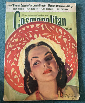 Hearst Cosmopolitan July 1941 Magazine Vtg Paul Gallico Edna Ferber ...