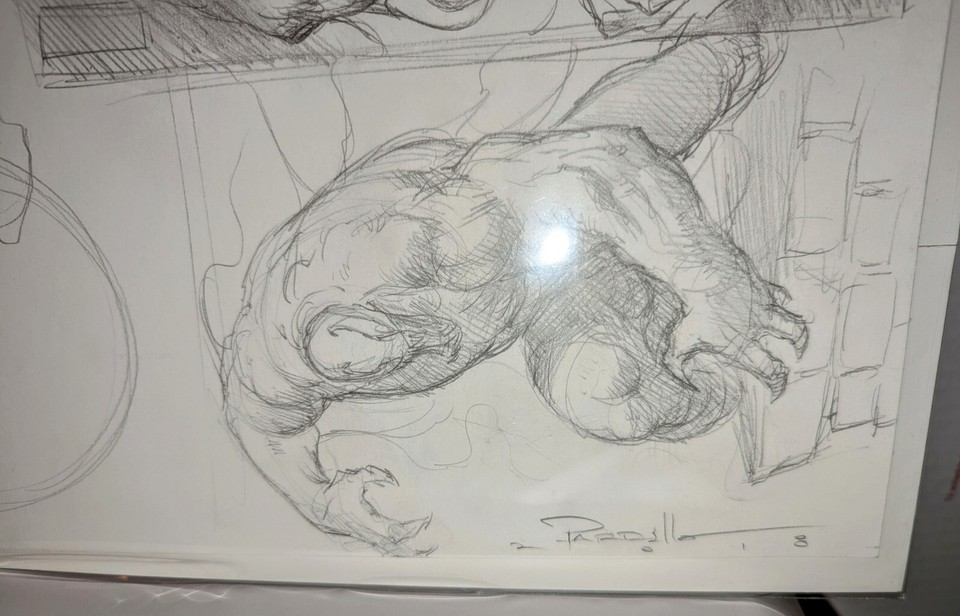 VENOM Lucio Parrillo Pencil Work 13 x 9.5 Original Art Signed | eBay