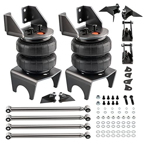 Universal Air Suspension Spring Bags Kit 5000lbs W/weldon Triangulated ...