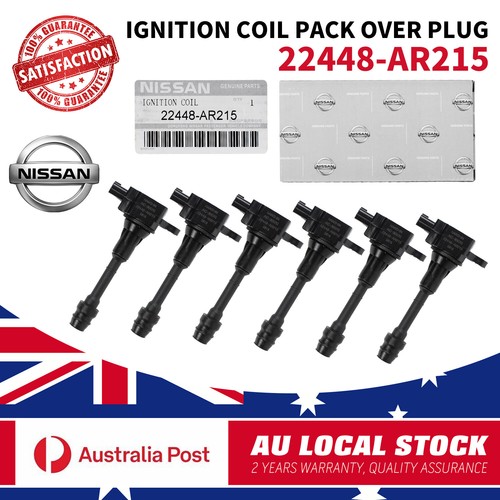 6 x IGNITION COILS COIL PACKS GENUINE NISSAN PATROL HANSHIN GU TB48DE 4 ...