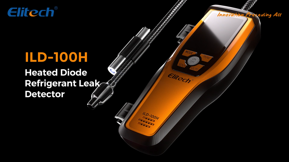 Elitech HVAC ILD-100H Refrigerant Leak Detector Heated Diode Sensor 0.1 ...