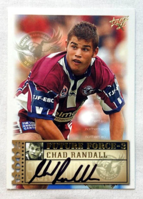 2003 NRL XL Club Future Force FF37 Chad Randall Manly Sea Eagles 360/ ...