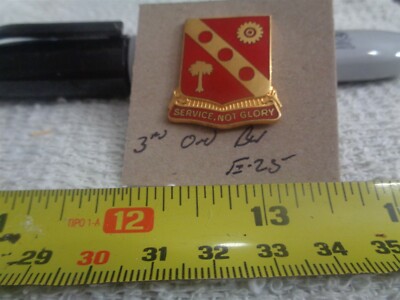 3rd Ordnance Battalion E-25 Unit Crest, DI, DUI (DRAW#115) | eBay