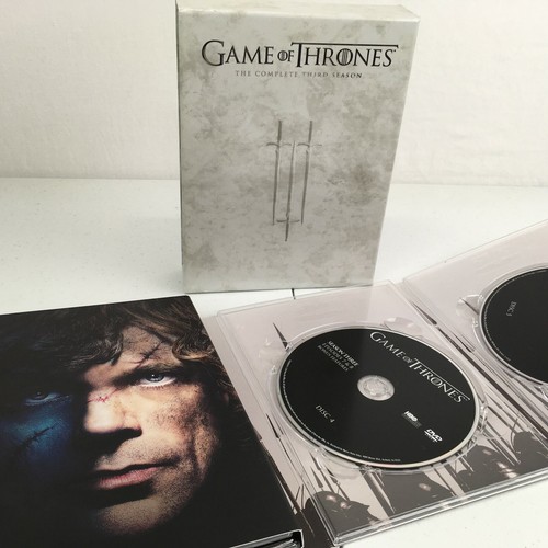 Game of Thrones Complete 3rd Season HBO Original Series DVD 5 Disc Set ...