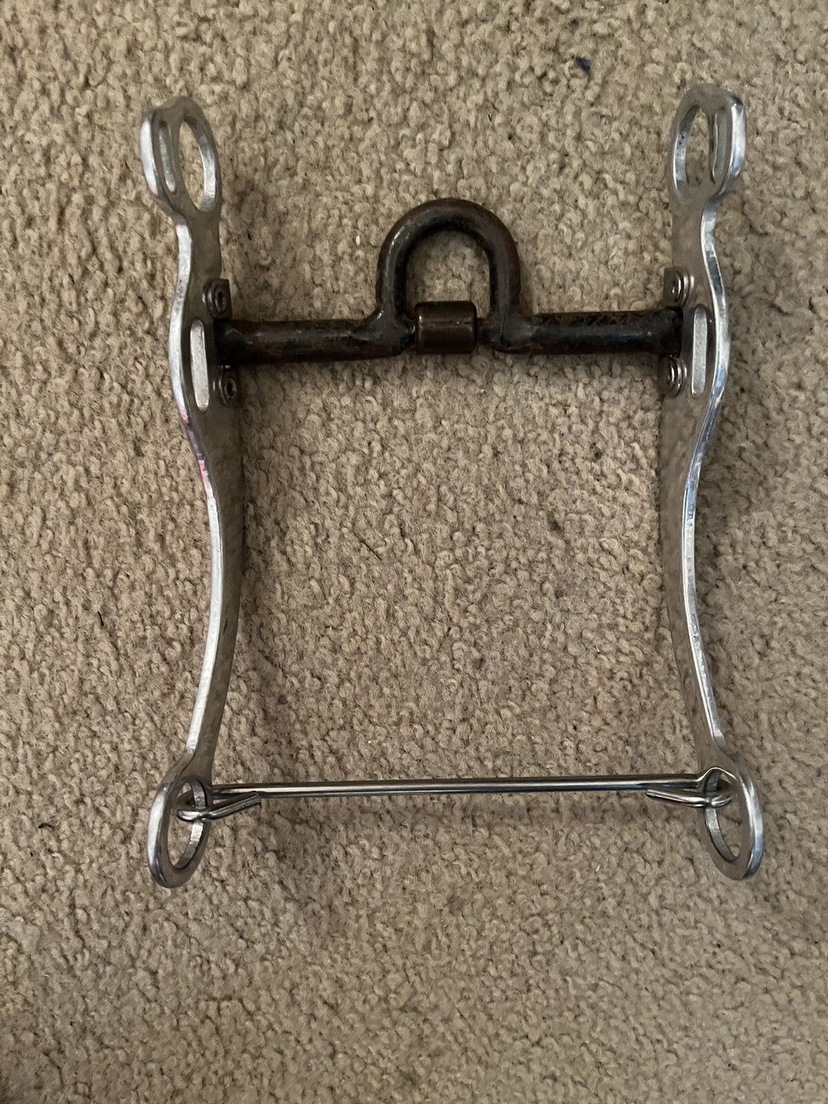 Bit Maker 5” Ported Roller Western Bit Aluminum Engraved Shanks Marked ...