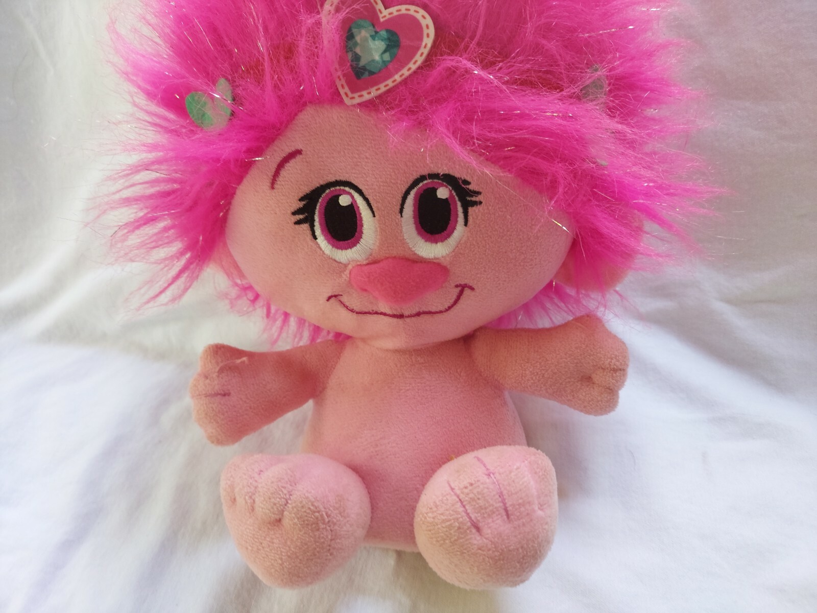 Pink Troll Plush By Dream Works. 17 Inches. Hot Pink Hair. | eBay