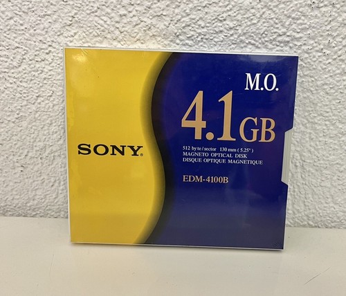 Sony 5.25" RW Optical 4.1GB 512B/S (EDM-4100B) Rewritable Optical Disk ...