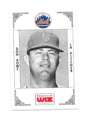 DON ROWE 1991 METS THE WIZ # 336 **FREE SHIPPING** | eBay