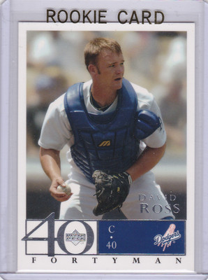 DAVID ROSS ROOKIE CARD 2003 Upper Deck RC Baseball CHICAGO CUBS ~ World ...