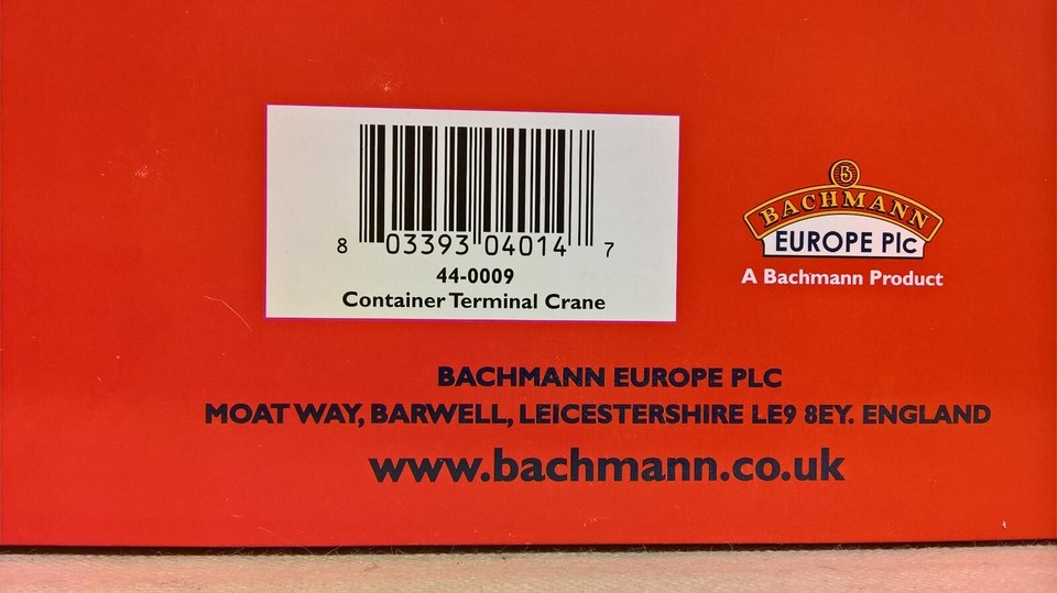 Bachmann Scenecraft 44-0009 Container Terminal Crane OO Gauge **NEW ...