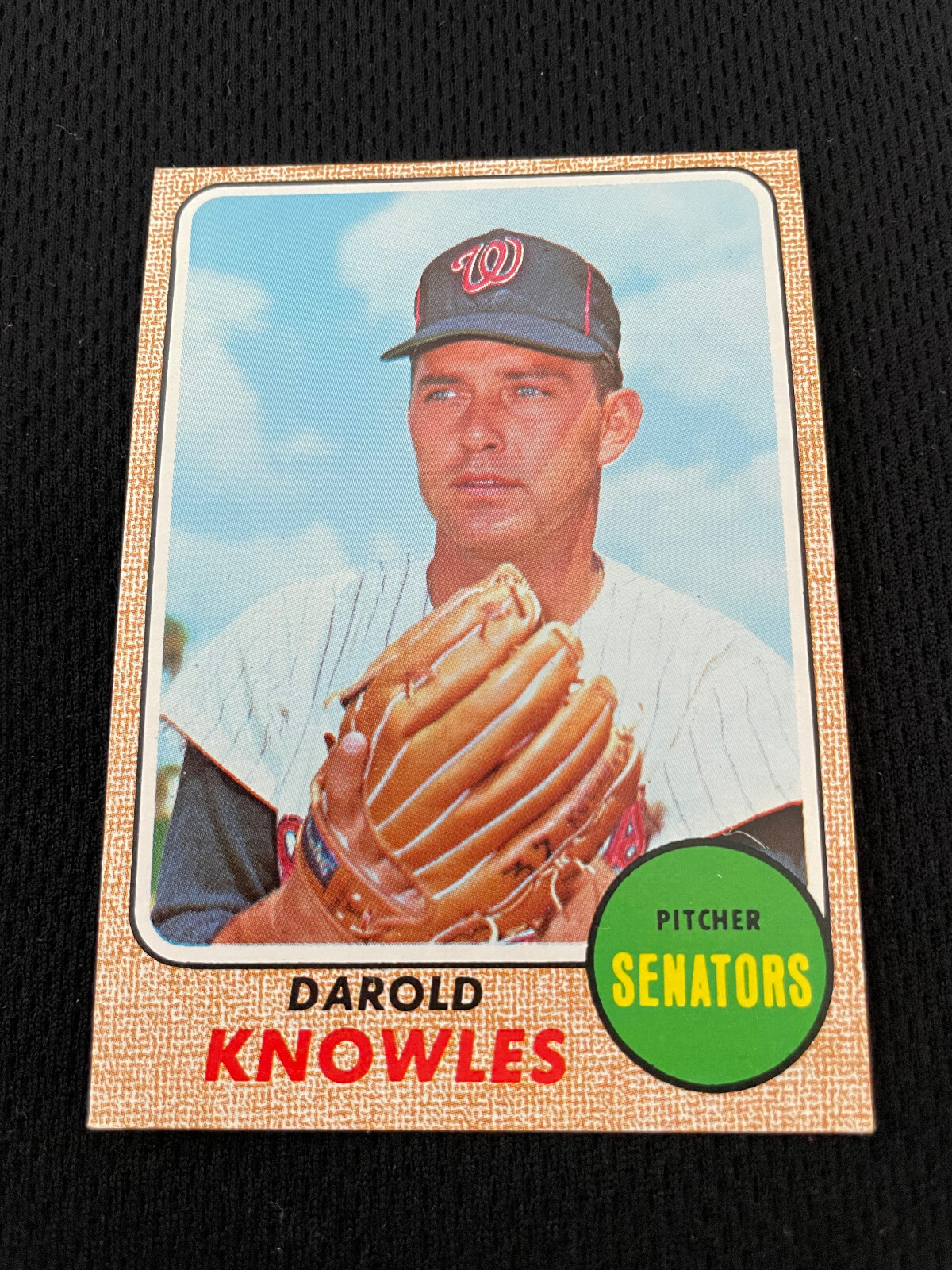 DAROLD KNOWLES 1968 TOPPS WASHINGTON SENATORS #483 BASEBALL CARD | eBay