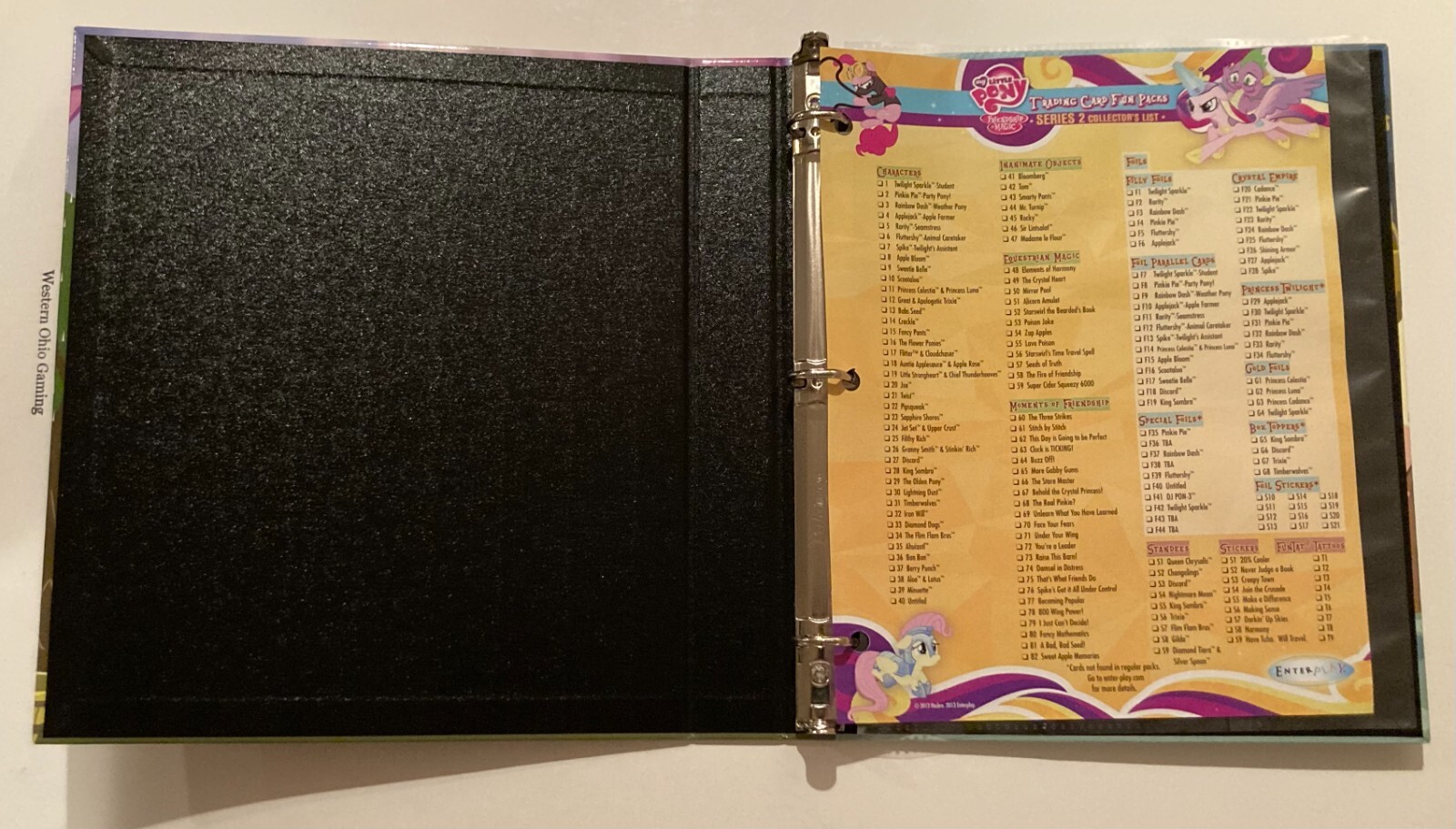 My Little Pony Series 2 Trading Card Fun Packs 3-Ring Binder NEW | eBay