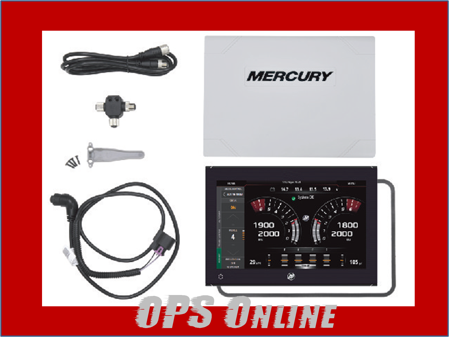 New Mercury OEM Vessel View 703 Part # 8M0124497 - Display Only | eBay