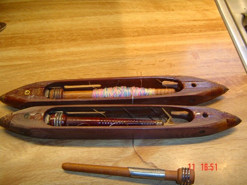 Draper Tru Flight 18 906 Wood Weaving Loom Boat Shuttle With Bobbin Tru ...