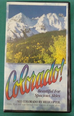 Colorado! Beautiful For Spacious Skies Award-Winning VHS Video Cassette ...
