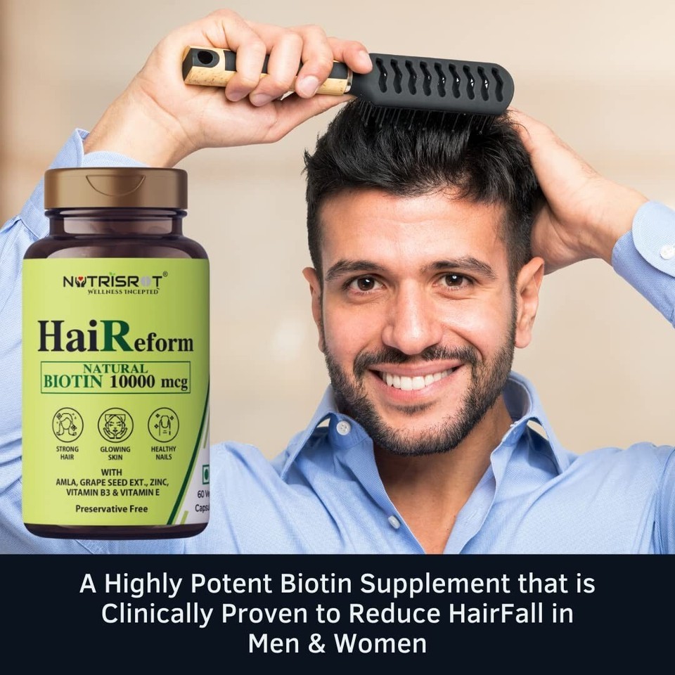 HaiReform Hair Growth & Hair Fall Control Supplement with 16 Vital Hair ...