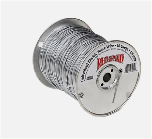 Keystone Steel & Wire 85610 1/4 Mile 14 Gauge Electric Fence Wire ...