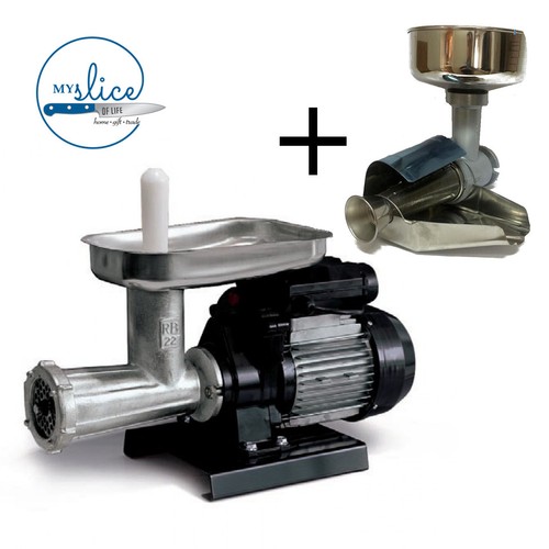 Reber 1HP #22 Electric Mincer / #5 Tomato Sauce Machine Combo | eBay ...