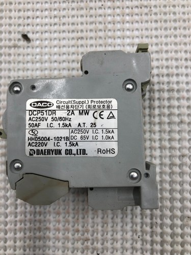 Lot of 2 DACO DAERYUK DCP51DR Circuit Breaker 2 Amp and 5 Amp | eBay