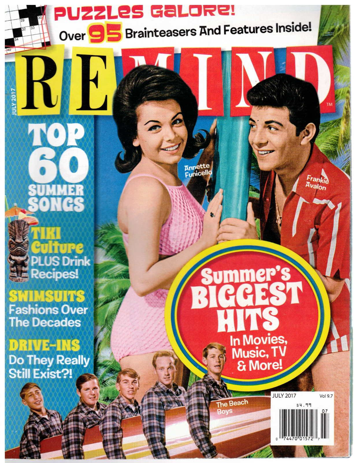 REMIND Magazine / 2017 / July / Annette Funicello / Framkie Avalon ...