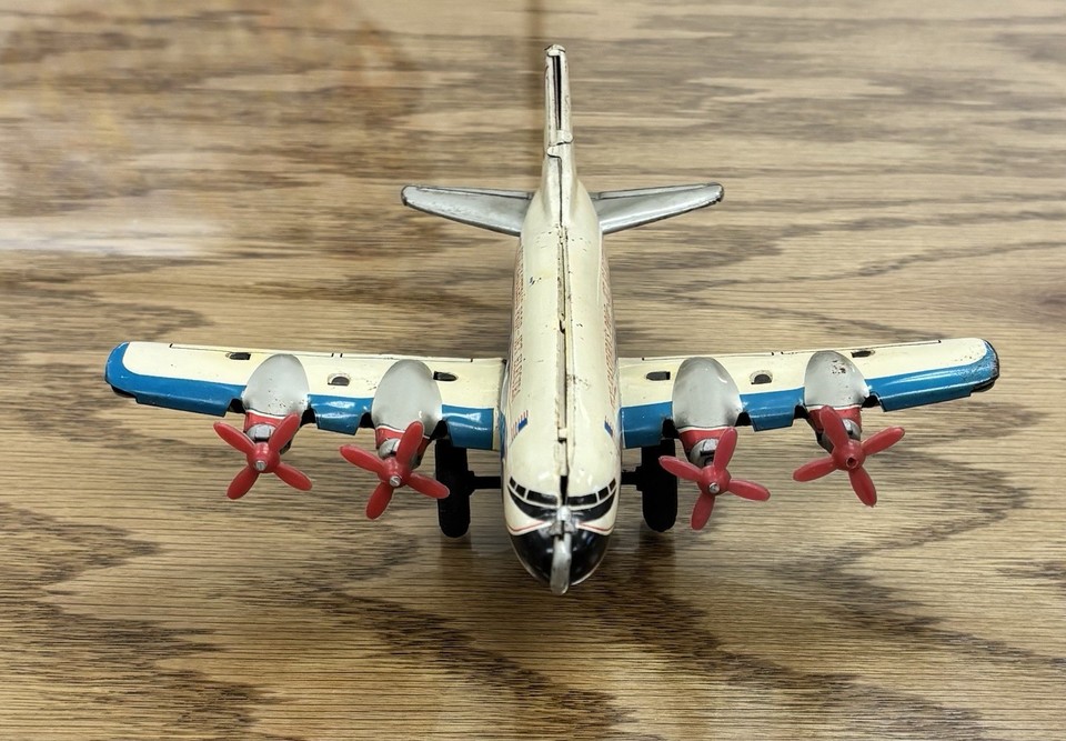 1950s Fly Easterns Prop Jet Electra Plane Line Mar Toys Japan Tin ...