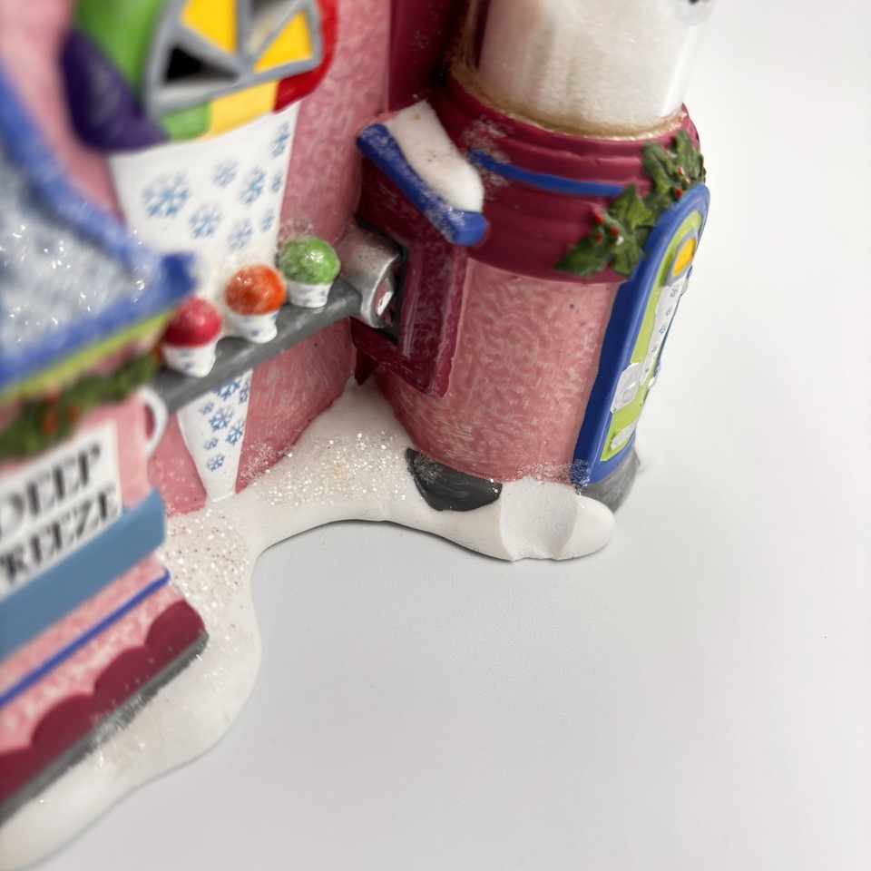 Dept 56 North Pole: Snowflake's Snow Cone Shop 4030717 Please Read | eBay