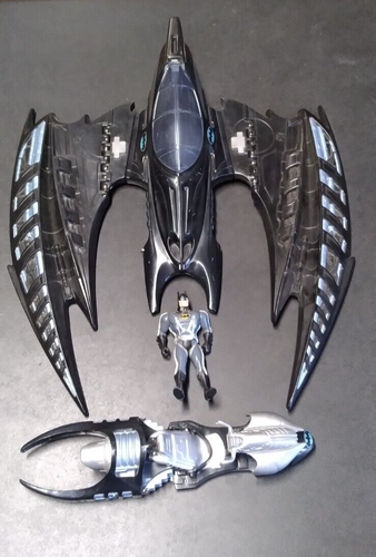 1995 Tonka Batman Forever Batwing Vehicle And Action Figure Toy As-Is ...