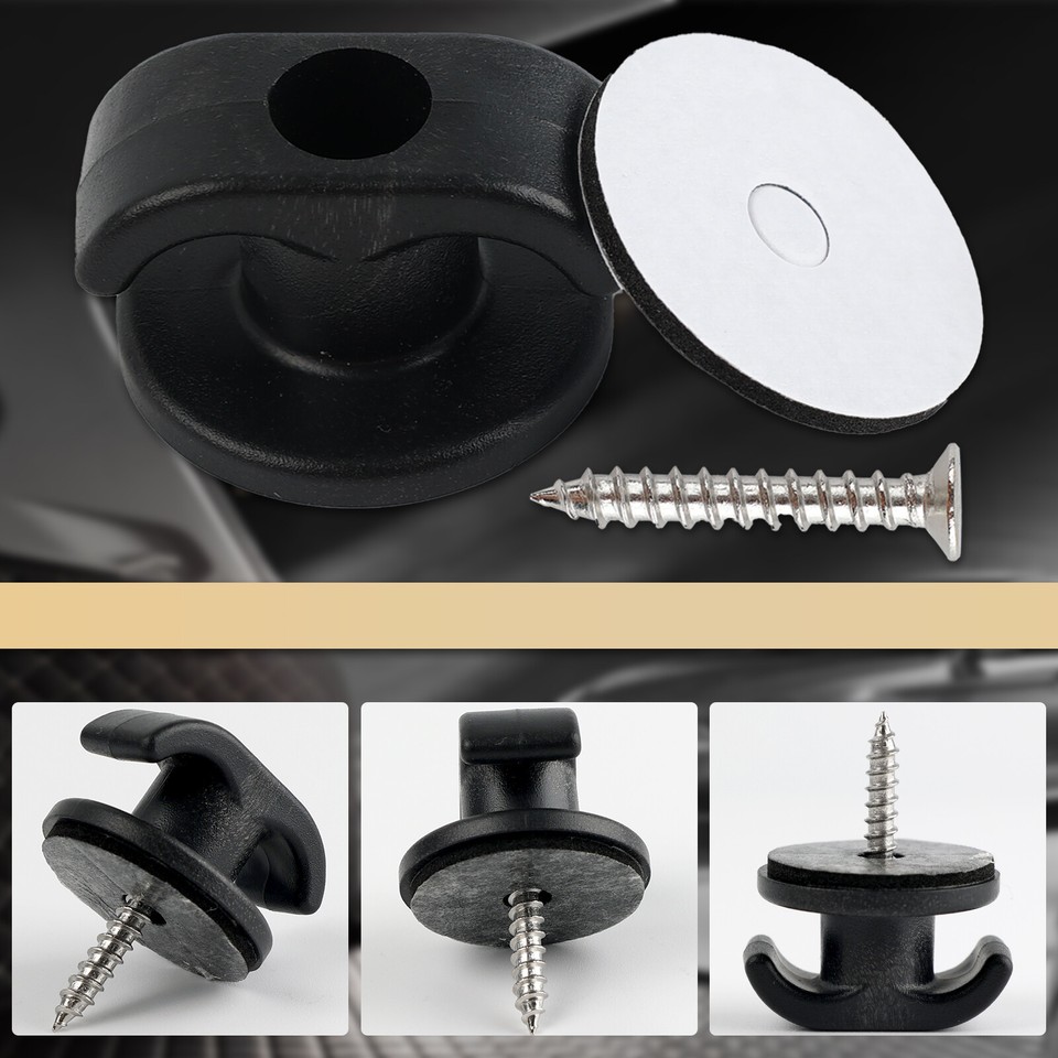 4*Cargo Net Mounting Hooks Trunk Hook Assembly Tie Down Screws Hanger ...