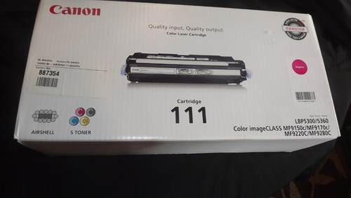 Genuine Canon 111 Magenta Toner cartridge LBP5300/5360 | eBay